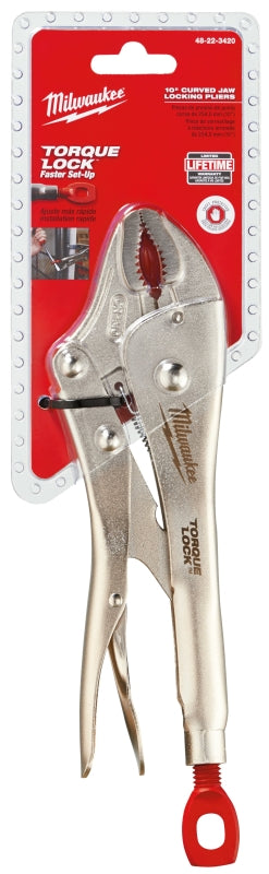 Milwaukee Torque Lock 48-22-3420 Locking Plier, 10 in OAL, 2 in Jaw Op ...