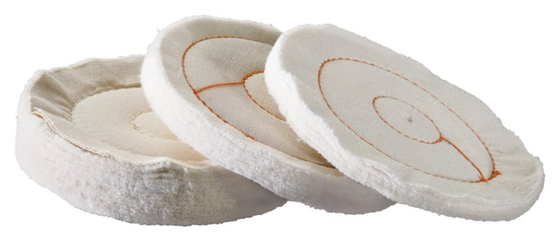 Dico 527-36-4 Buffing Wheel, 4 in Dia, 1/2 in Thick, Cotton – Shell ...