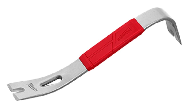 Milwaukee 48-22-9034 Pry Bar with Shockshield Grip, 12 in L, Beveled T ...