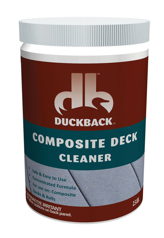 Superdeck DuckBack Composite Cleaner 40 oz. Powder – Shell Lumber and ...