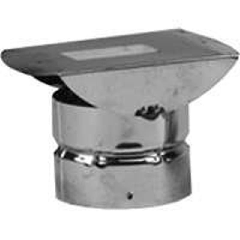 Selkirk 243805 Horizontal Termination Pipe Cap, 3 in ID x 8 in OD Dia ...