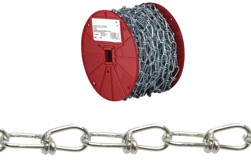 Campbell 0724627N Double Loop Chain, 4/0, 100 ft L, 365 lb Working Loa ...