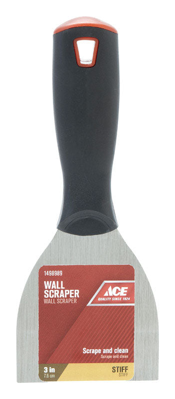 Ace 3 in. W Carbon Steel Stiff Wall Scraper – Shell Lumber and Hardware ...