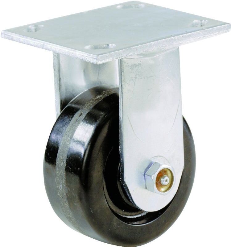 Shepherd Hardware 9775 Rigid Caster, 6 in Dia Wheel, Phenolic Wheel, 8 ...