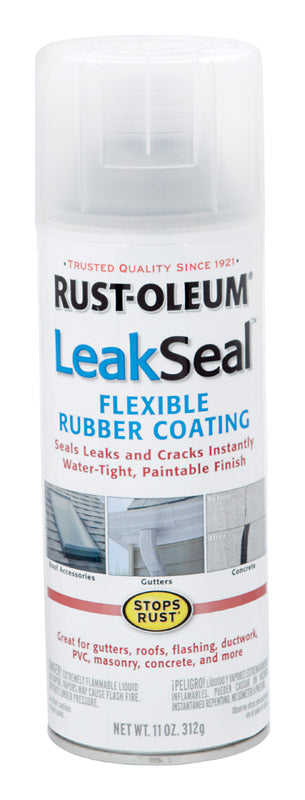 Rust-Oleum LeakSeal Rubberized Flexible Rubber Sealant 11 oz. Clear ...