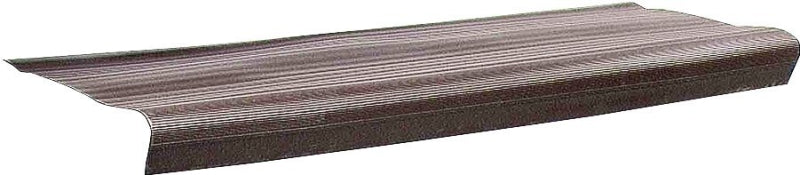 M-D 75572 Stair Tread, 24 in L, 9-1/8 in W, 0.08 in Thick, Vinyl, Brow ...