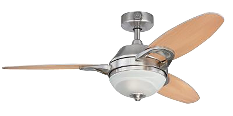 Westinghouse 7224400 Ceiling Fan with Light Fixture, 3-Blade, Beech/We ...