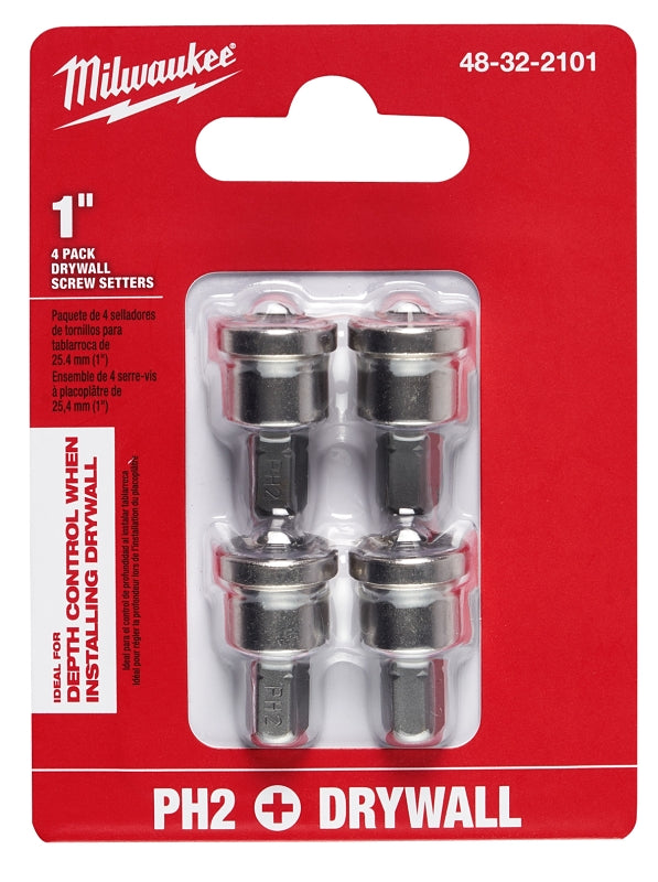 Milwaukee 48-32-2101 Drywall Screw Setter, #2 Drive, Phillips Drive, 1 ...