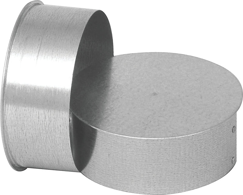 Imperial GV0726 Round End Cap, 8 in Dia, Galvanized Steel, Galvanized ...