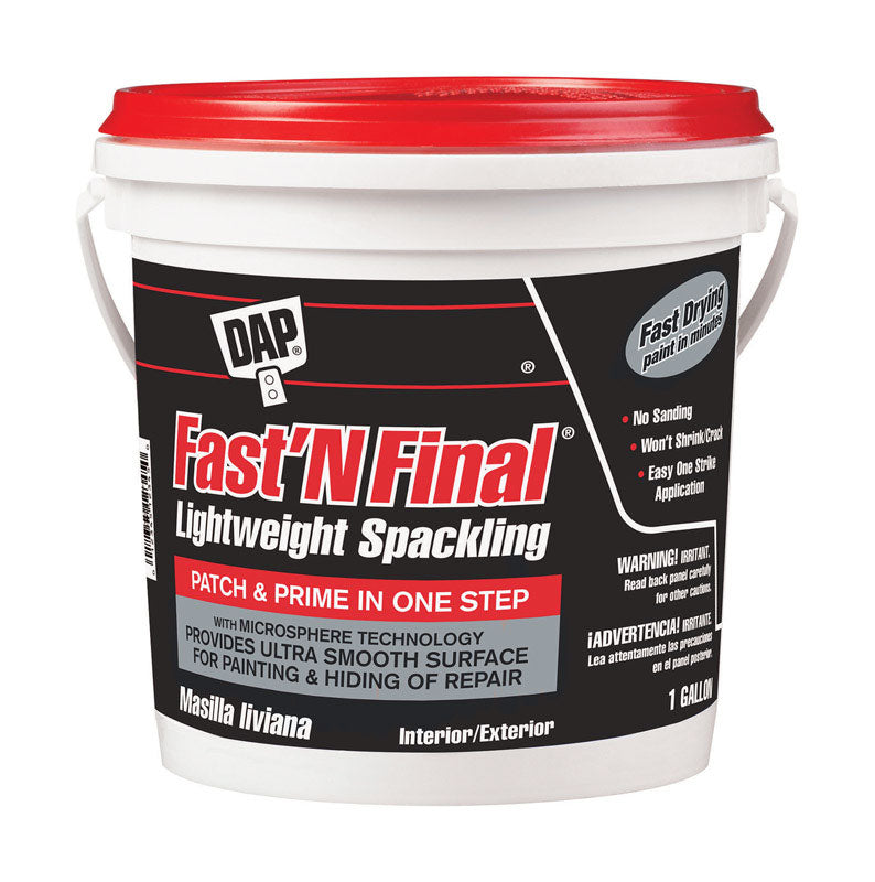 DAP Fast 'N Final Ready to Use White Lightweight Spackling Compound 1 ...