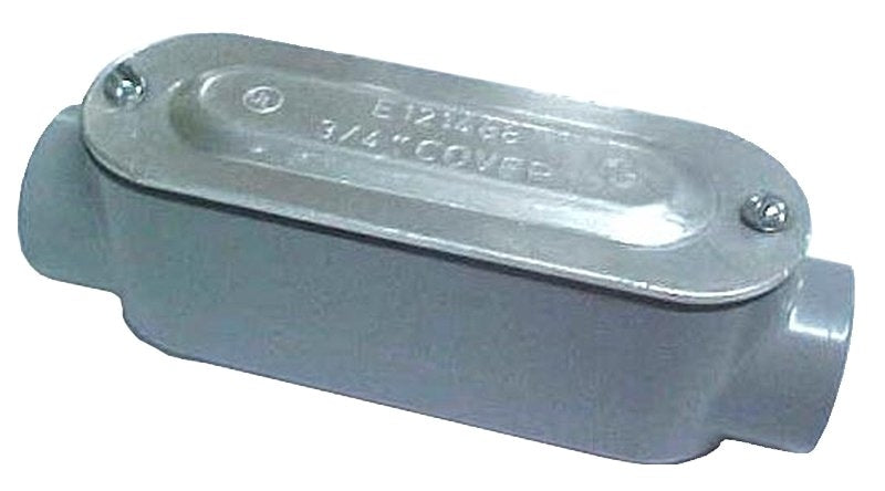 BWF 302-CGV Conduit Body, 1 in Hub, 5.8 in OAL, 1-Hub, Threaded, Alumi ...