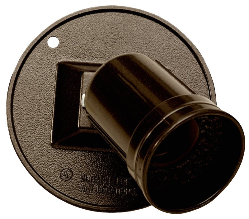 Teddico/Bwf 93101AB-1 Lamp Holder, Metal Housing Material, Bronze ...