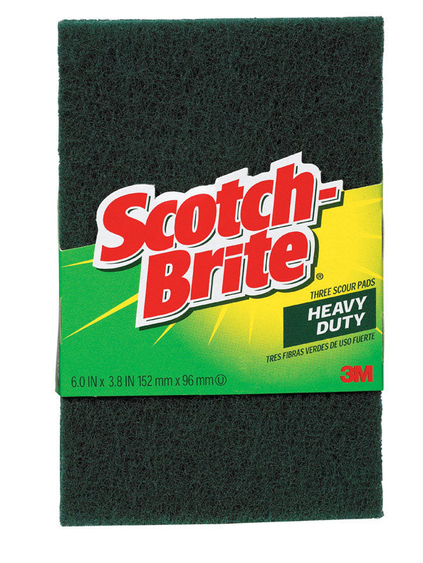 3M Scotch-Brite For Multi-Purpose Scouring Pads 3.8 in. W x 6 in. L 3 ...