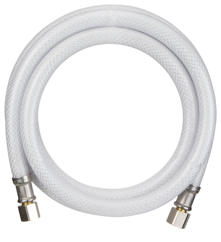 Plumb Pak PP25565 Ice Maker Supply Line, 60 in L, 1/4 in Inlet, Compre ...
