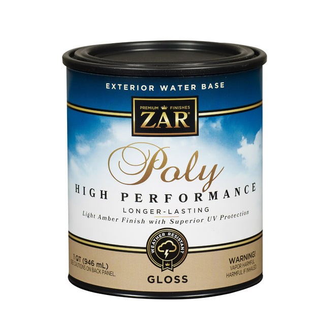 ZAR Gloss Light Amber Water-Based Polyurethane 1 qt, Pack of 4 – Shell ...