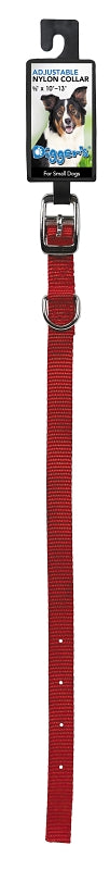 Digger's 2931401 Collar, 14 in L Collar, 5/8 in W Collar, Nylon, Red ...