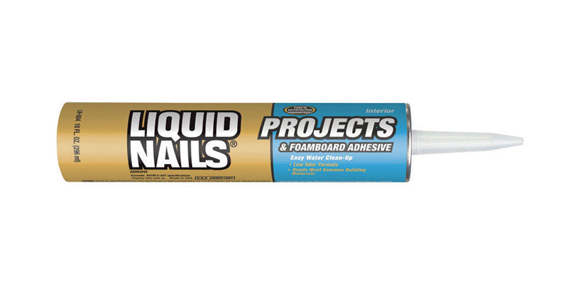 Liquid Nails Projects & Foamboard Adhesive 10 oz. – Shell Lumber and ...