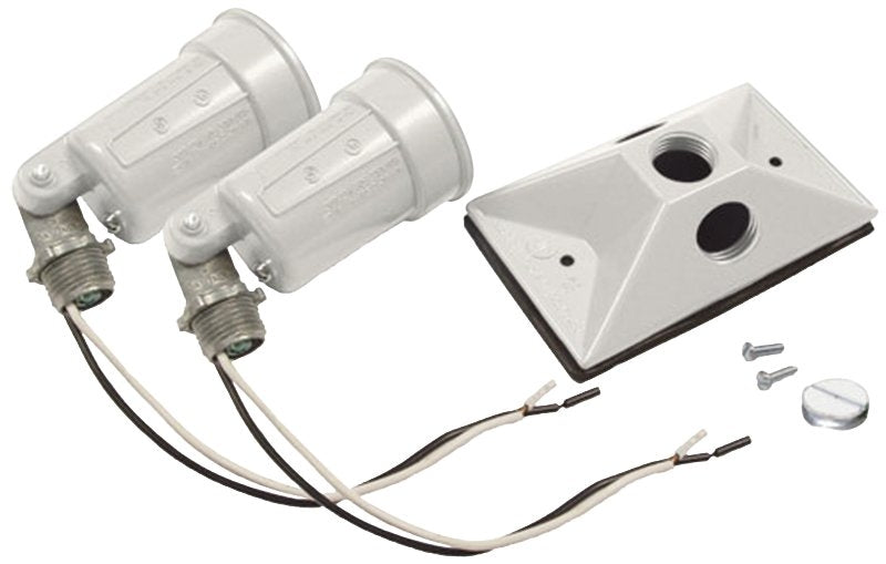 Hubbell 5621-6 Lamp Holder, Combination, Weatherproof, 3.336 in L x 10 ...