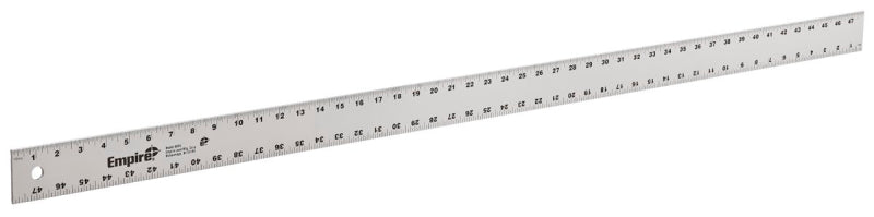 Empire 4004 Straight Edge Ruler, 48 in L, 2 in W, Inch Graduation, Alu ...