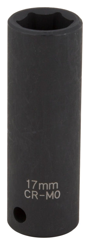 Vulcan MT6580215 Deep Impact Socket, 17 mm Socket, 1/2 in Drive, Deep ...