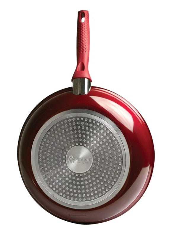 Ecolution EBCAW-5124 Fry Pan, 9-1/2 in Dia, Aluminum/Stainless Steel ...