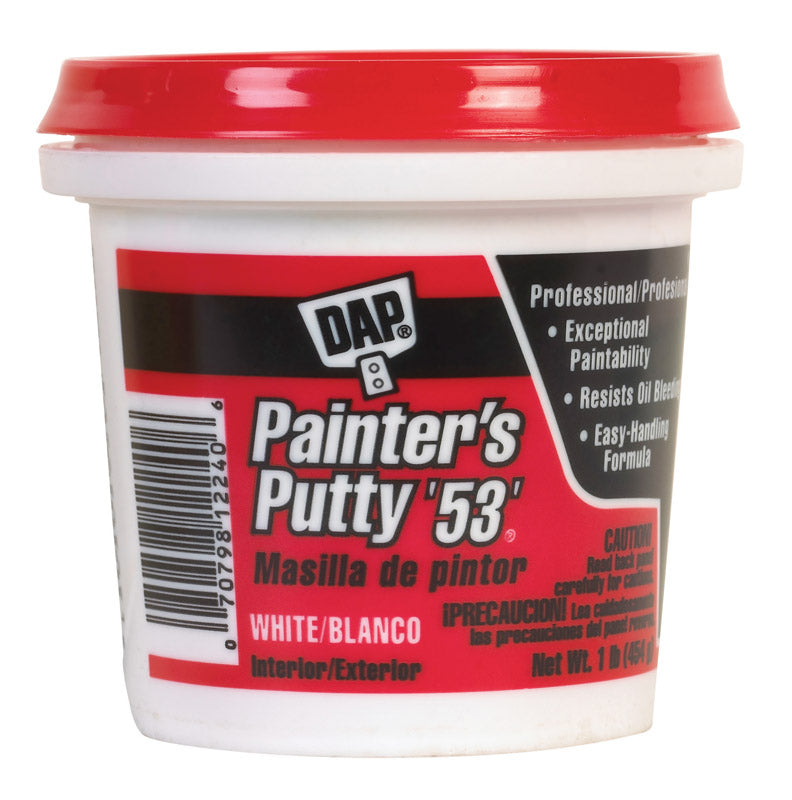 DAP Ready to Use White Painter's Putty 0.5 pt. – Shell Lumber and Hardware