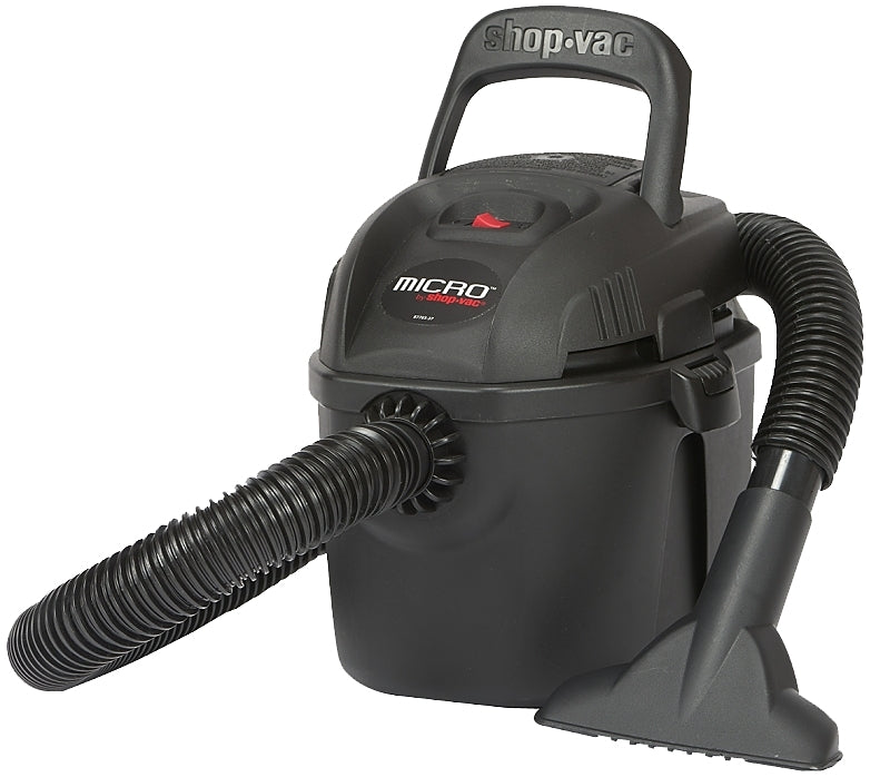 Shop-Vac 2021005 Wet/Dry Vacuum, 1 gal Vacuum, 50 cfm Air, Disposable ...