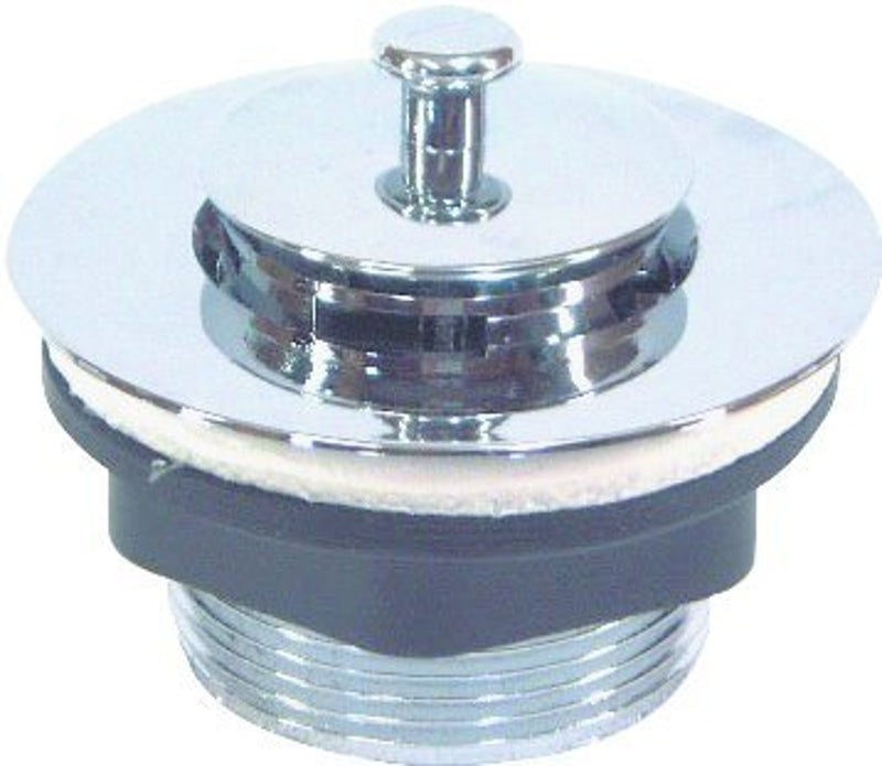 US Hardware P-105C Bathtub Strainer with Stopper, Plastic, Chrome ...