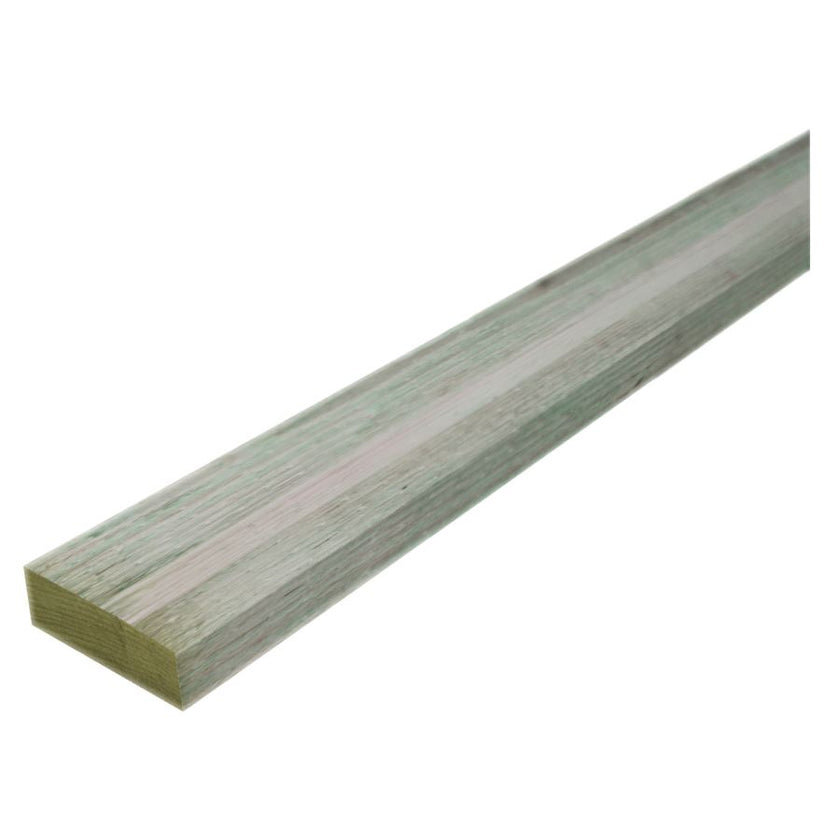 1 x 3, Pine, No. 2 Common, Pressure Treated (MCA .15), Surfaced on 4 S ...
