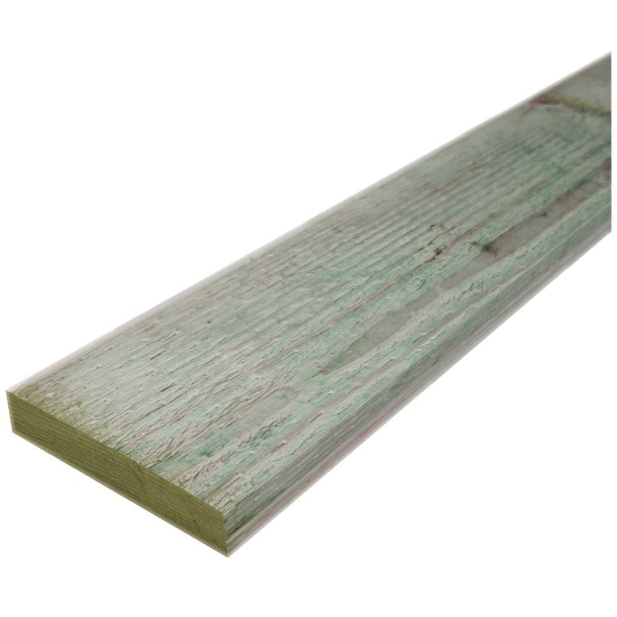 1 x 8, Pine, No. 2 Common, Pressure Treated (MCA .15), Surfaced on 4 S ...