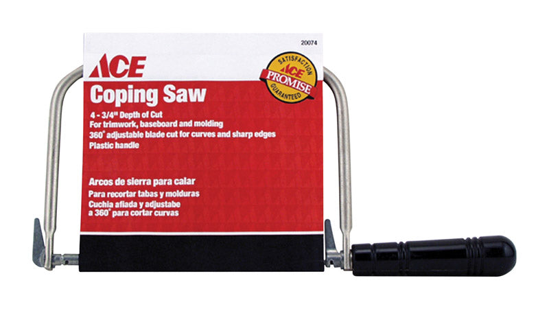 Ace Coping Saw 4-3/4 in. L Plastic Handle – Shell Lumber and Hardware