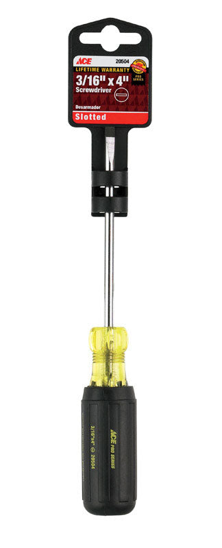 Ace 3/16 in. Slotted Screwdriver 4 in. L – Shell Lumber and Hardware