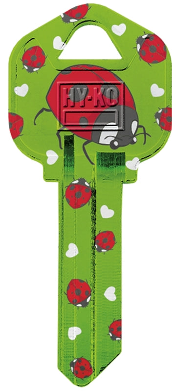 Hy-Ko 16005KW1-20 Key Blank, Ladybug, Brass, Nickel, For: Kwikset KW1 ...