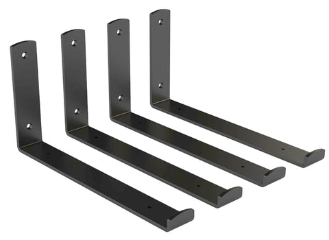 National Hardware N900-002 Floating Shelf Hardware Kit, 50 lb, 11-13/1 ...