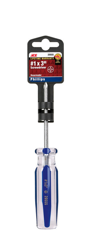Ace No. 1 Phillips Screwdriver 3 in. L – Shell Lumber and Hardware