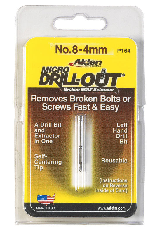 Alden Grabit Micro No. 8 Double Ended Bolt Extractor – Shell Lumber and ...