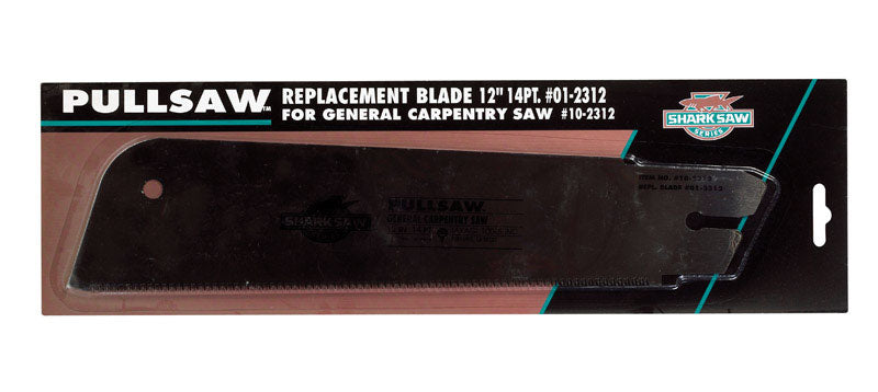 Shark Saw 12 in. L 14 TPI Replacement Blade Carpentry Saw Blade Carbon ...