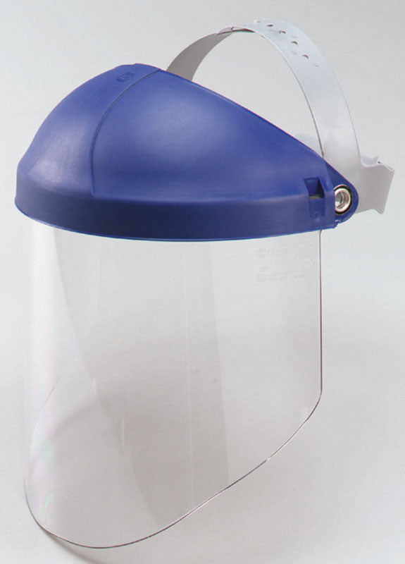 3M Tekk Multi-Purpose Professional Faceshield Clear Lens Blue Frame Ba ...
