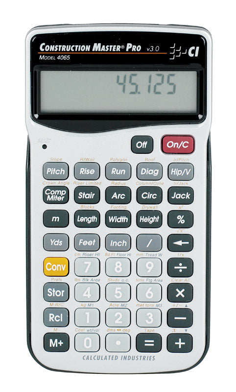 Calculated 11 Digit Construction Calculator – Shell Lumber and Hardware