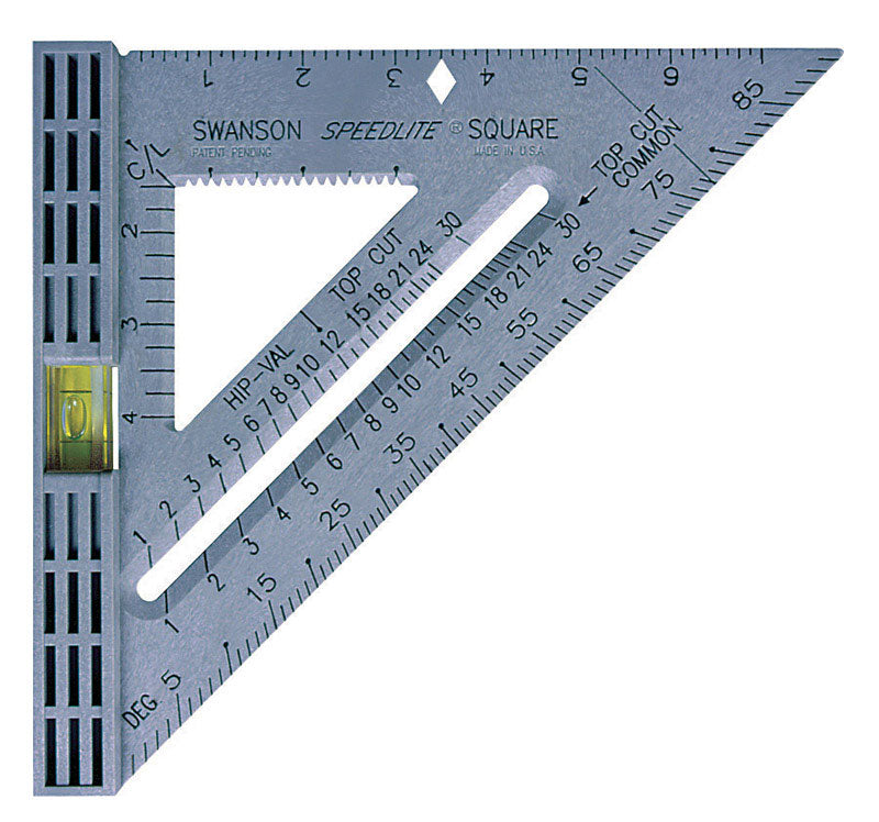 Swanson Plastic Speed Square 8 in. L x 8 in. H – Shell Lumber and Hardware
