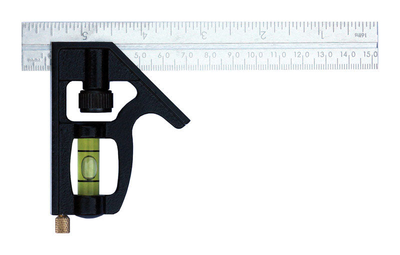 Ace Stainless Steel Combination Square 6 in. L – Shell Lumber and Hardware