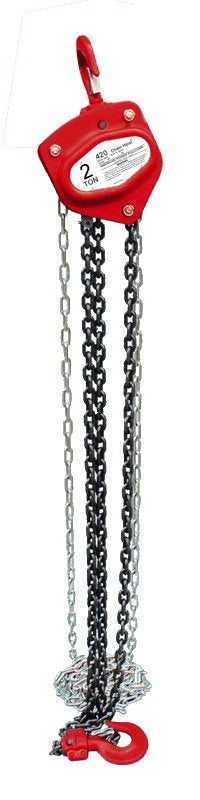 American Power Pull 400 Series 420 Chain Block, 2 ton, 10 ft H Lifting ...
