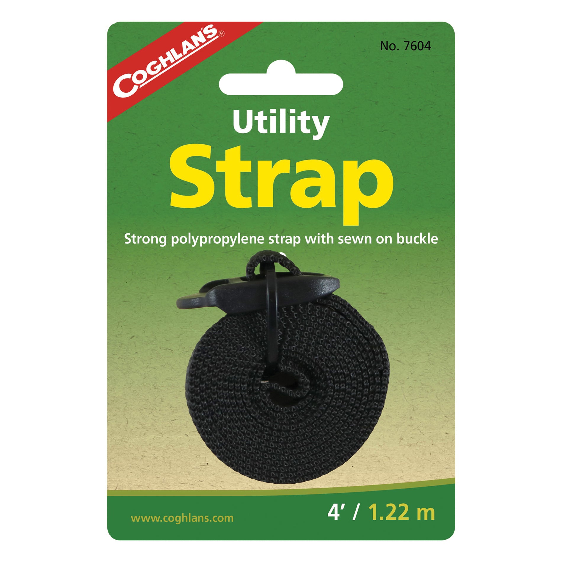 Coghlan's Utility Strap Black 1 in. x 4 ft. L – Shell Lumber and Hardware