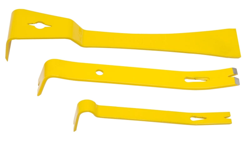 STANLEY STHT55135 Pry Bar Set, 3-Piece, HCS, Yellow, Powder-Coated ...