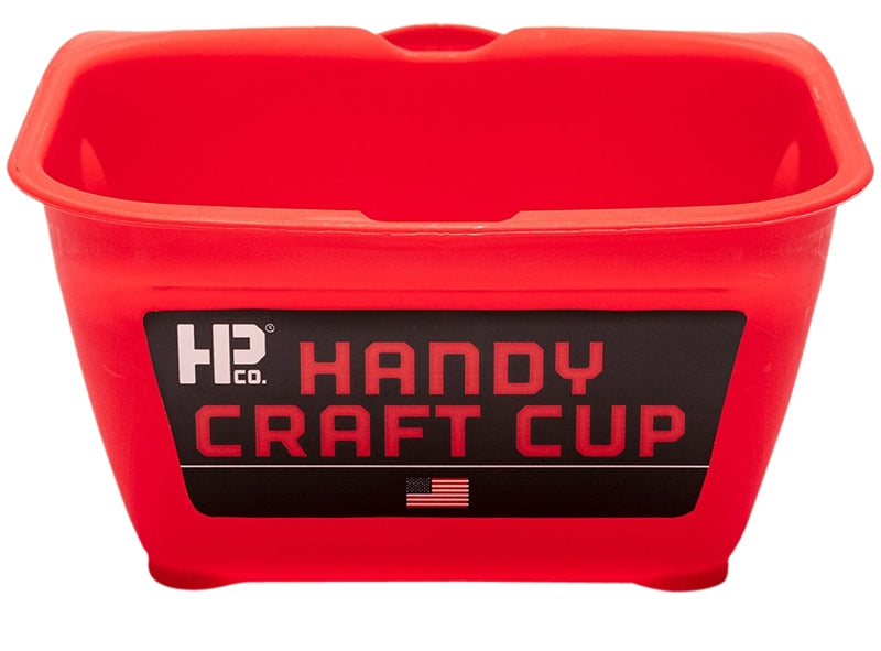 Handy Products 1100-CC Craft Cup, 8 oz, Red, Ergonomic Handle – Shell ...