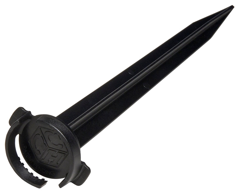 Adams 9140-99-5638 Lawn Speed Stake, 10 L, Nylon, Black, Pack of 18 ...