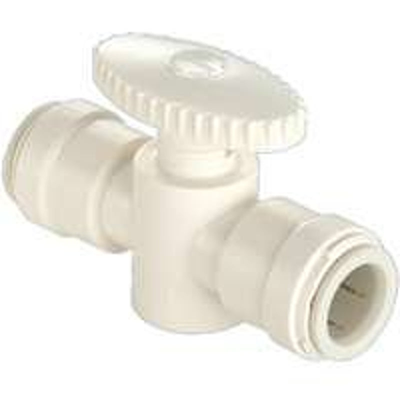 Watts 3539-08/P-450 Stop Valve, 3/8 in Connection, Push Fitting, 250 p ...