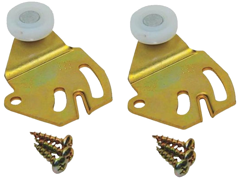 Johnson Hardware 2216PPK2 Wheel Offset Hanger Set, Nylon/Steel, Includ ...