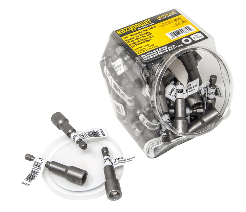 Isomax 00330 Series Nutsetter, 2-9/16 in L Dimensions, Magnetic, Steel ...