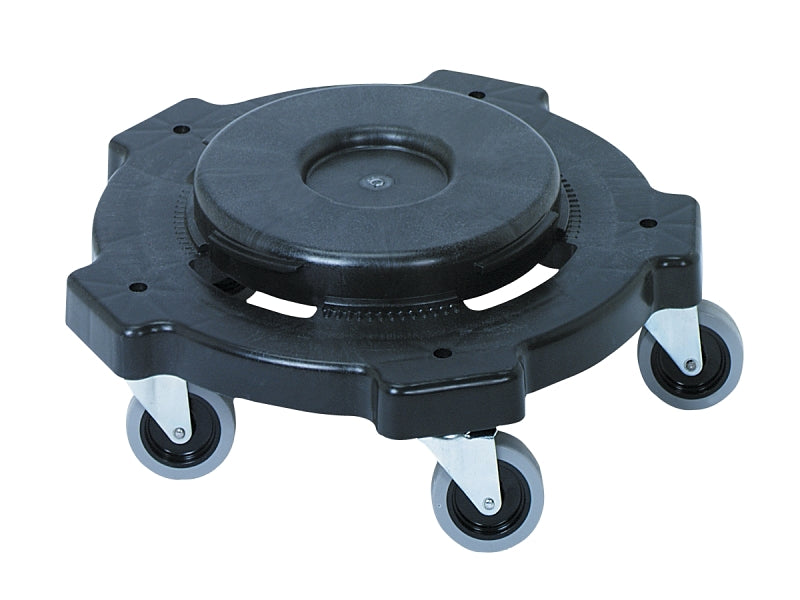Continental Commercial 3255 Trash Can Dolly, 20 to 55 gal, Polyethylen ...